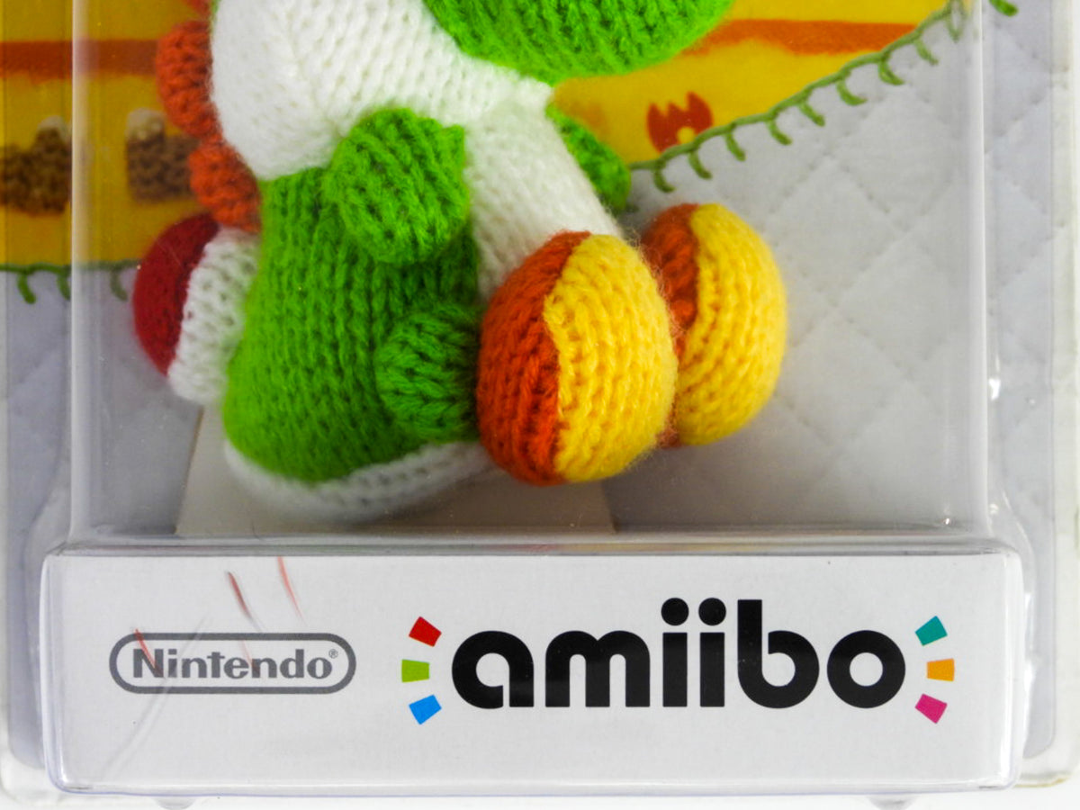 Green Yarn Yoshi - Yoshi's Woolly World series (Amiibo) – Retro MTL