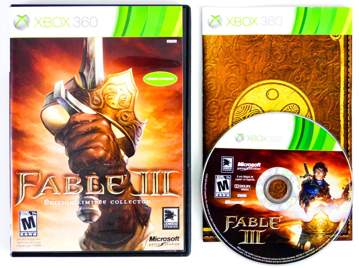Fable III 3 Collector's Edition [French Version] (Xbox 360) – RetroMTL