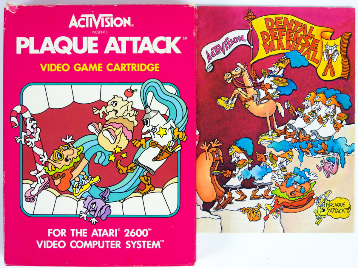 Plaque Attack [Picture Label] (Atari 2600) – RetroMTL