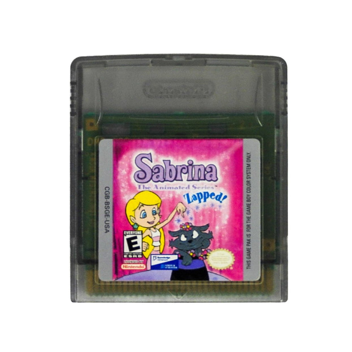 Sabrina Animated Series Zapped Nintendo Game Boy Color Gbc Retro Mtl 5152