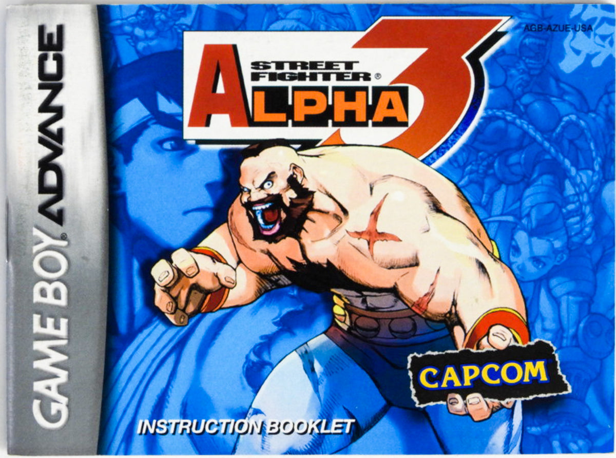 Street Fighter Alpha 3 [Manual] (Nintendo Game Boy Advance / GBA) – Retro MTL
