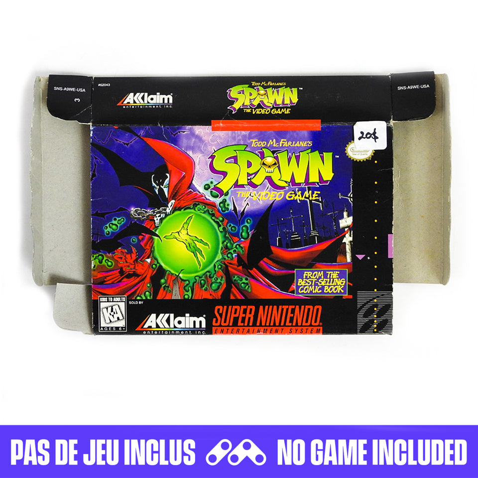Spawn [Box] (Super Nintendo / SNES) – Retro MTL