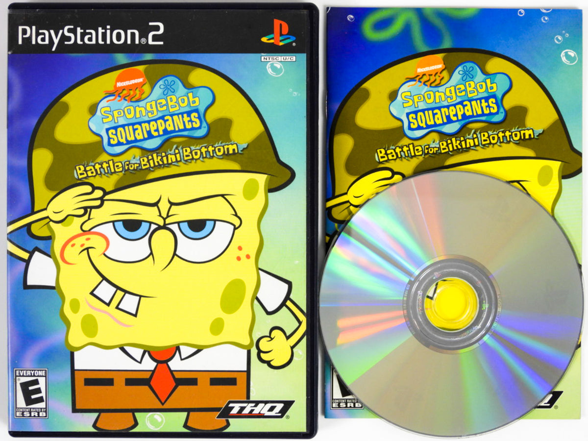 SpongeBob SquarePants Battle For Bikini Bottom (PlayStation 2 / PS2) – Retro MTL