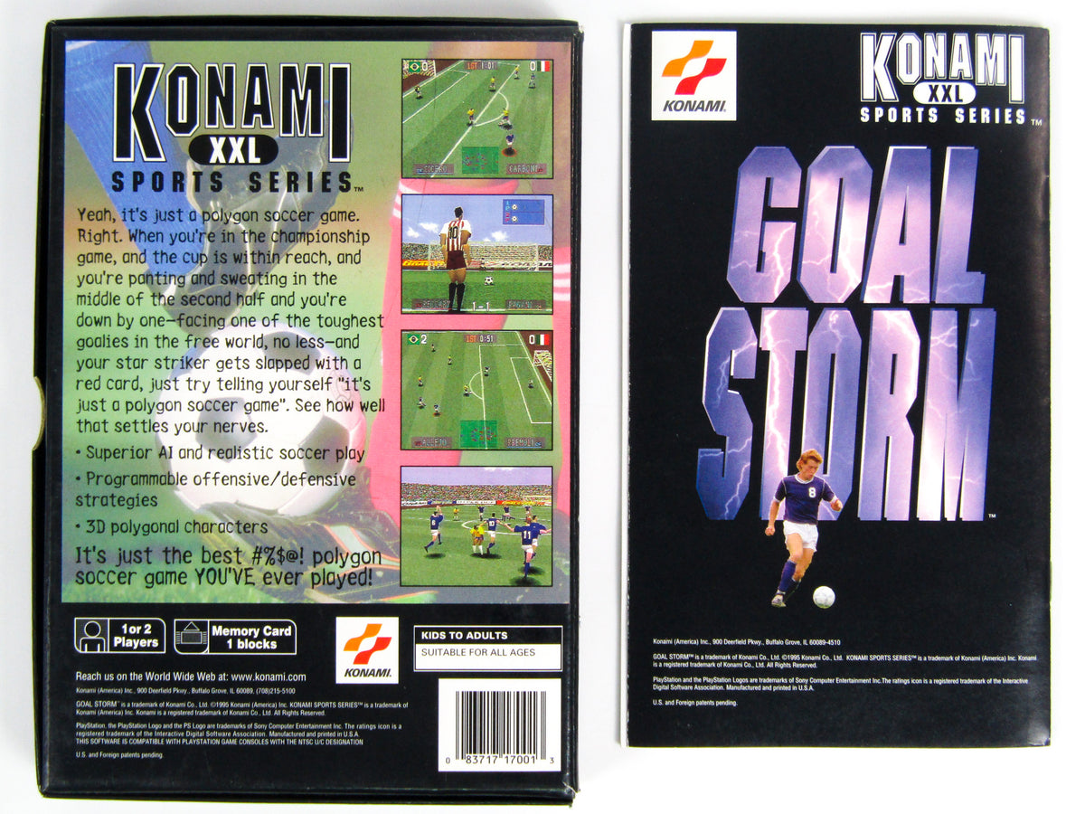 Goal Storm [Long Box] (Playstation / PS1) – RetroMTL