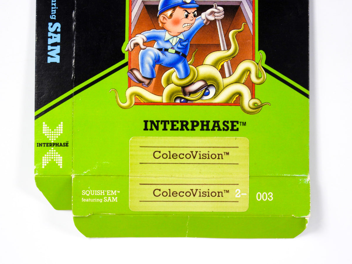 Squish'em Sam [Box] (Colecovision) – RetroMTL