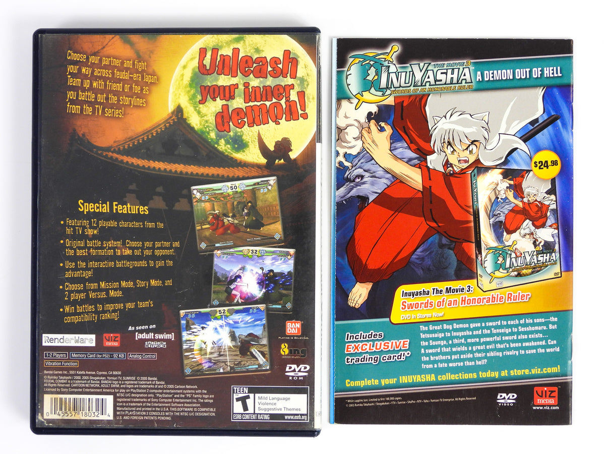 Inuyasha Feudal Combat (Playstation 2 / PS2) – RetroMTL