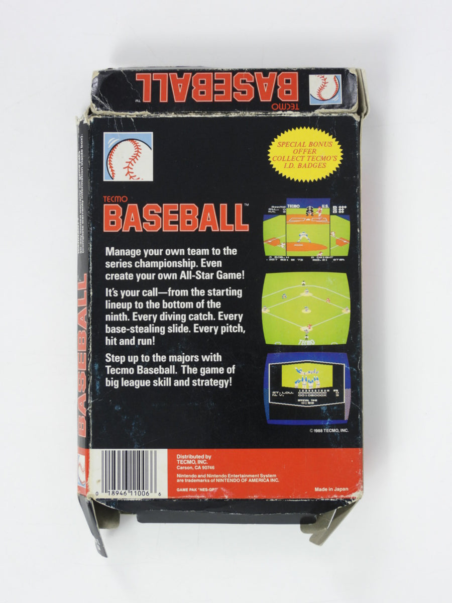 Tecmo Baseball [Box] (Nintendo / NES) – RetroMTL