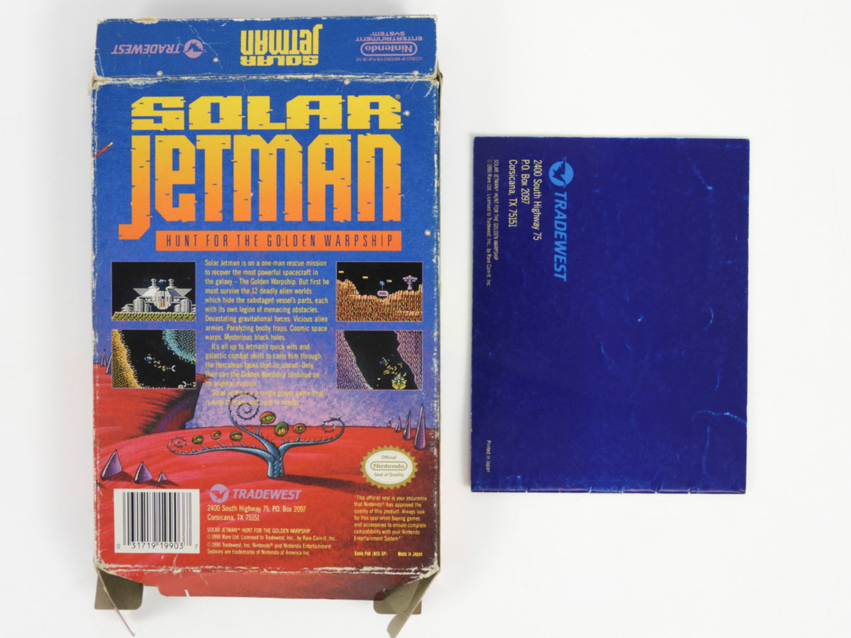 Solar Jetman [Box] (Nintendo / NES) – RetroMTL