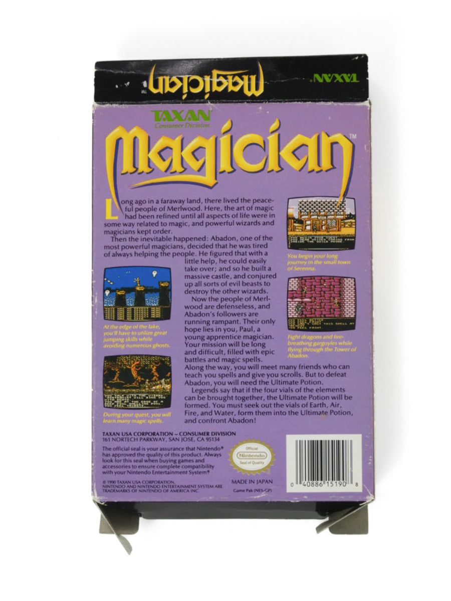 Magician [Box] (Nintendo / NES) – RetroMTL