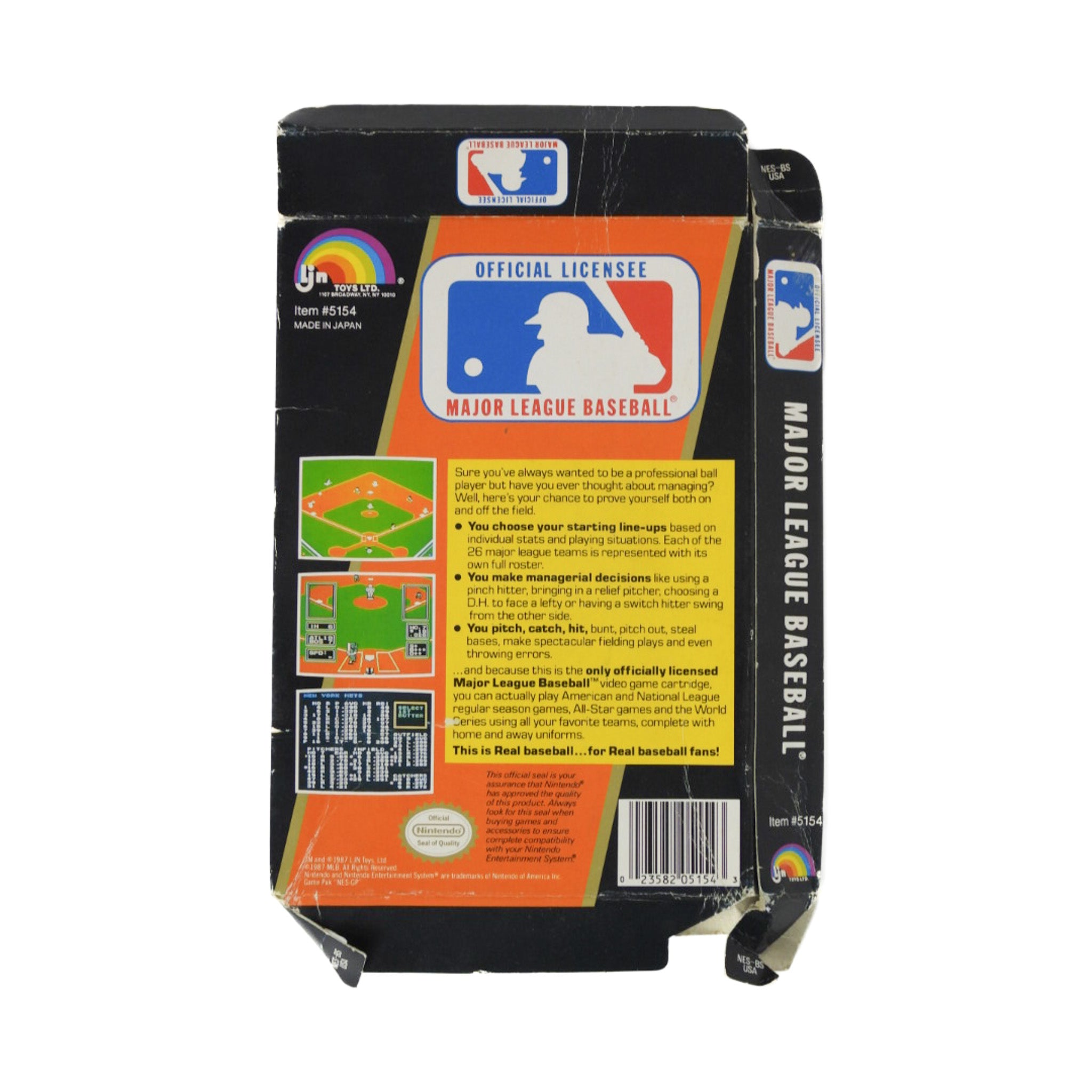 Major League Baseball [Box] (Nintendo / NES) – RetroMTL