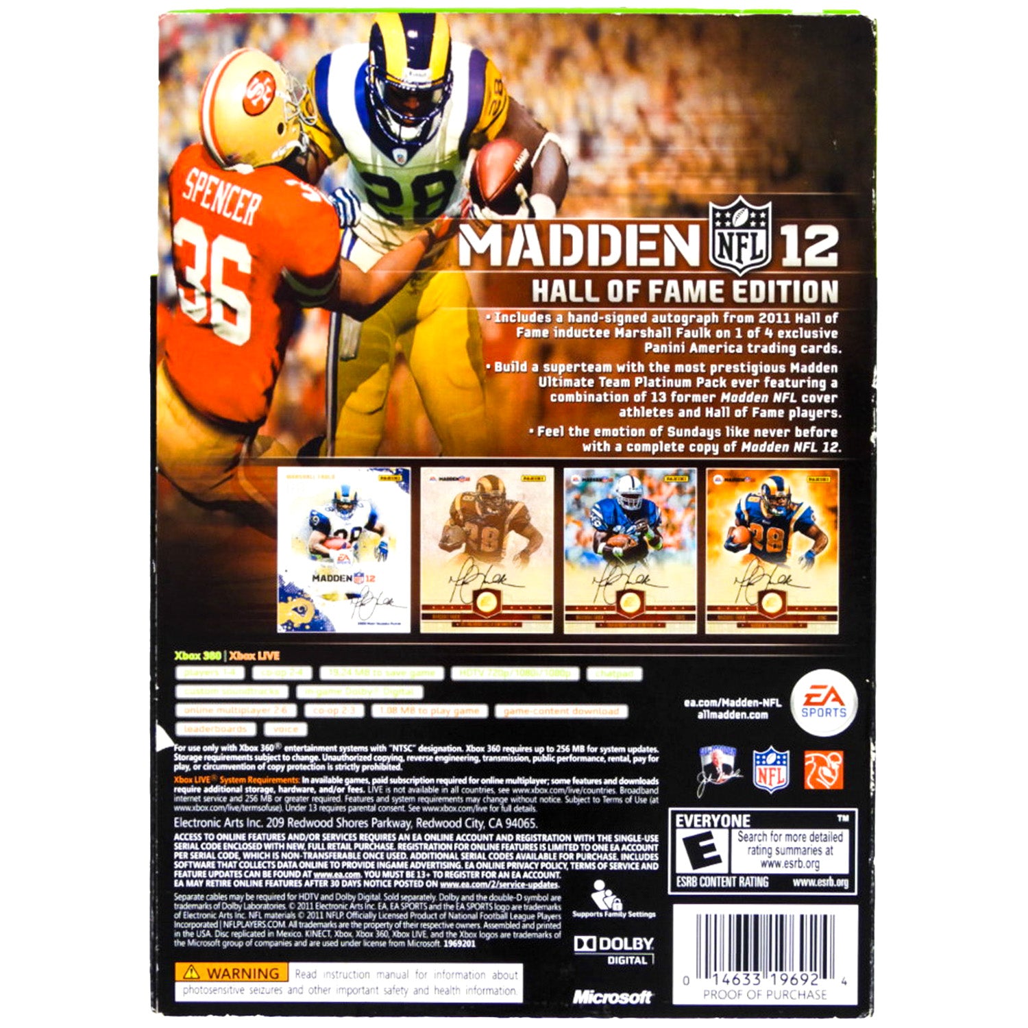 Madden NFL 12 [Hall Of Fame Edition] (Xbox 360) – Retro MTL