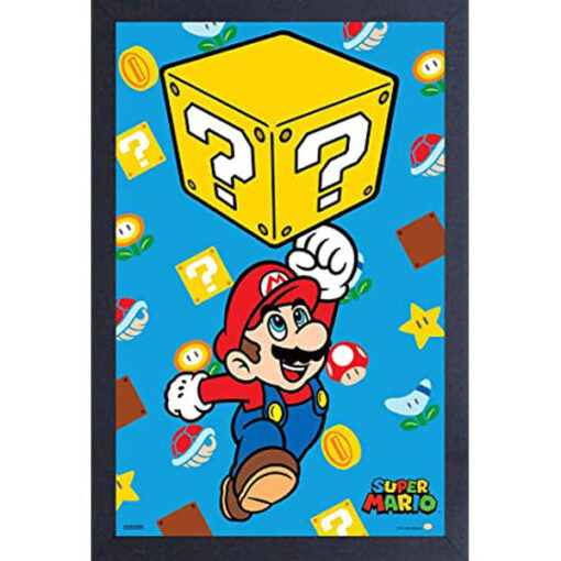 Super Mario Question Mark Block Jump Frame – Retro MTL