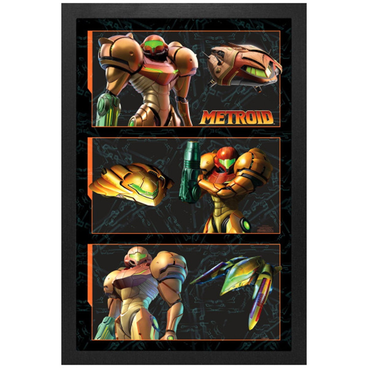 Metroid Samus' Ships Frame – Retro MTL