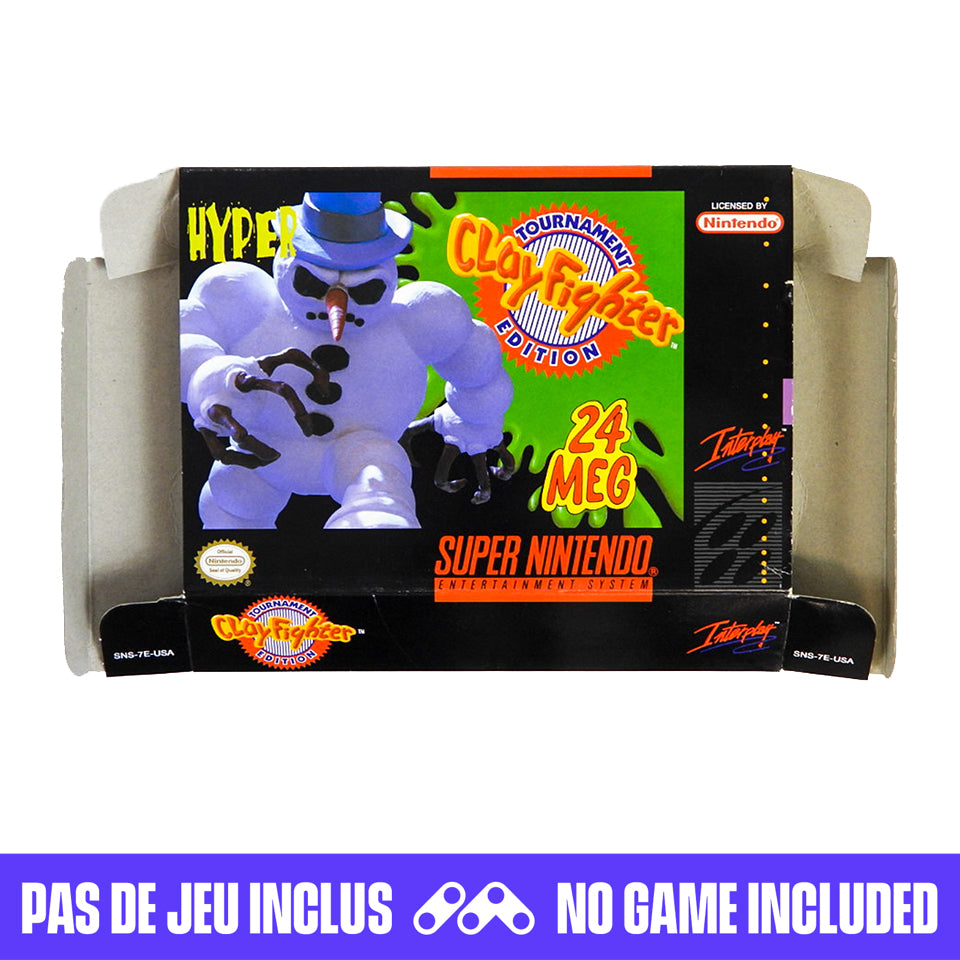 Clay Fighter Tournament Edition [Box] (Super Nintendo / SNES) – Retro MTL