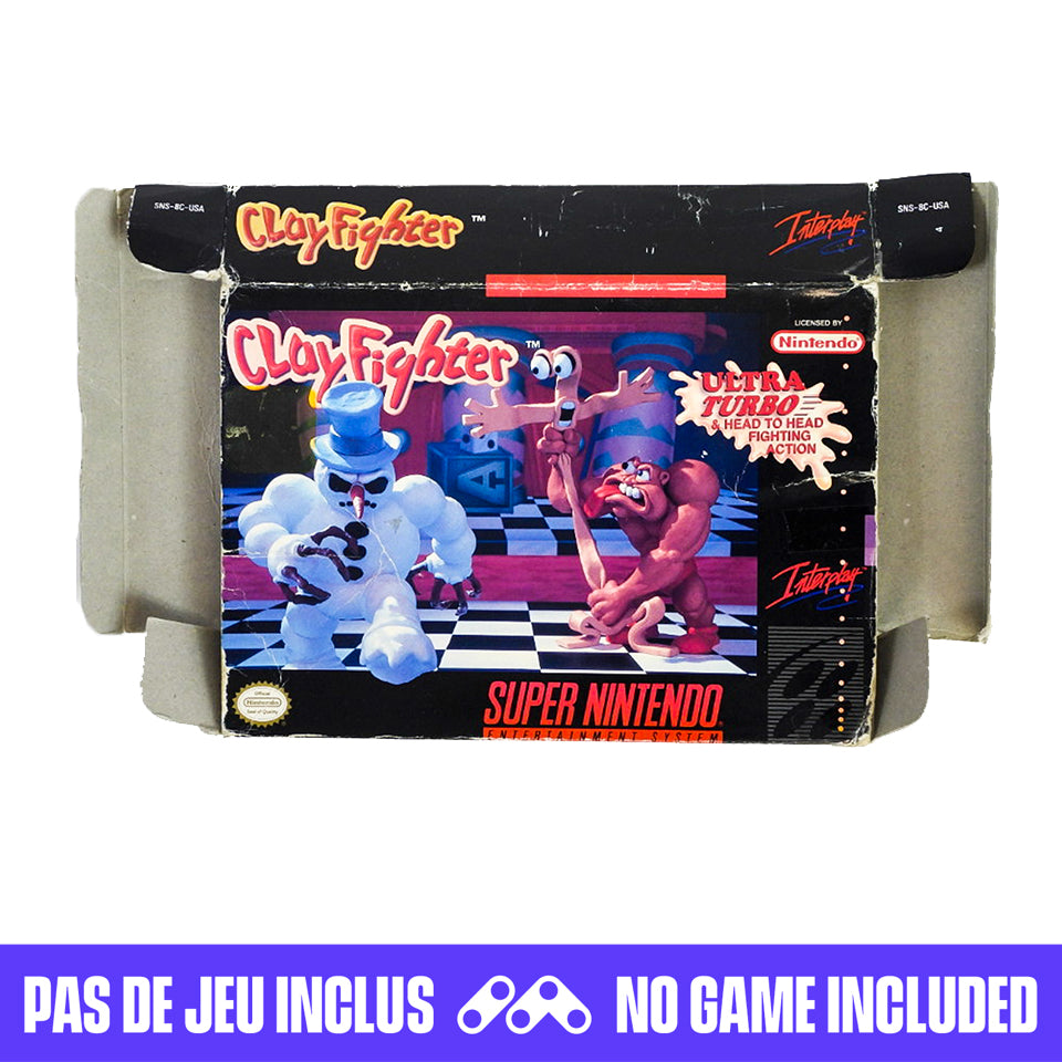 ClayFighter [Box] (Super Nintendo / SNES) – Retro MTL