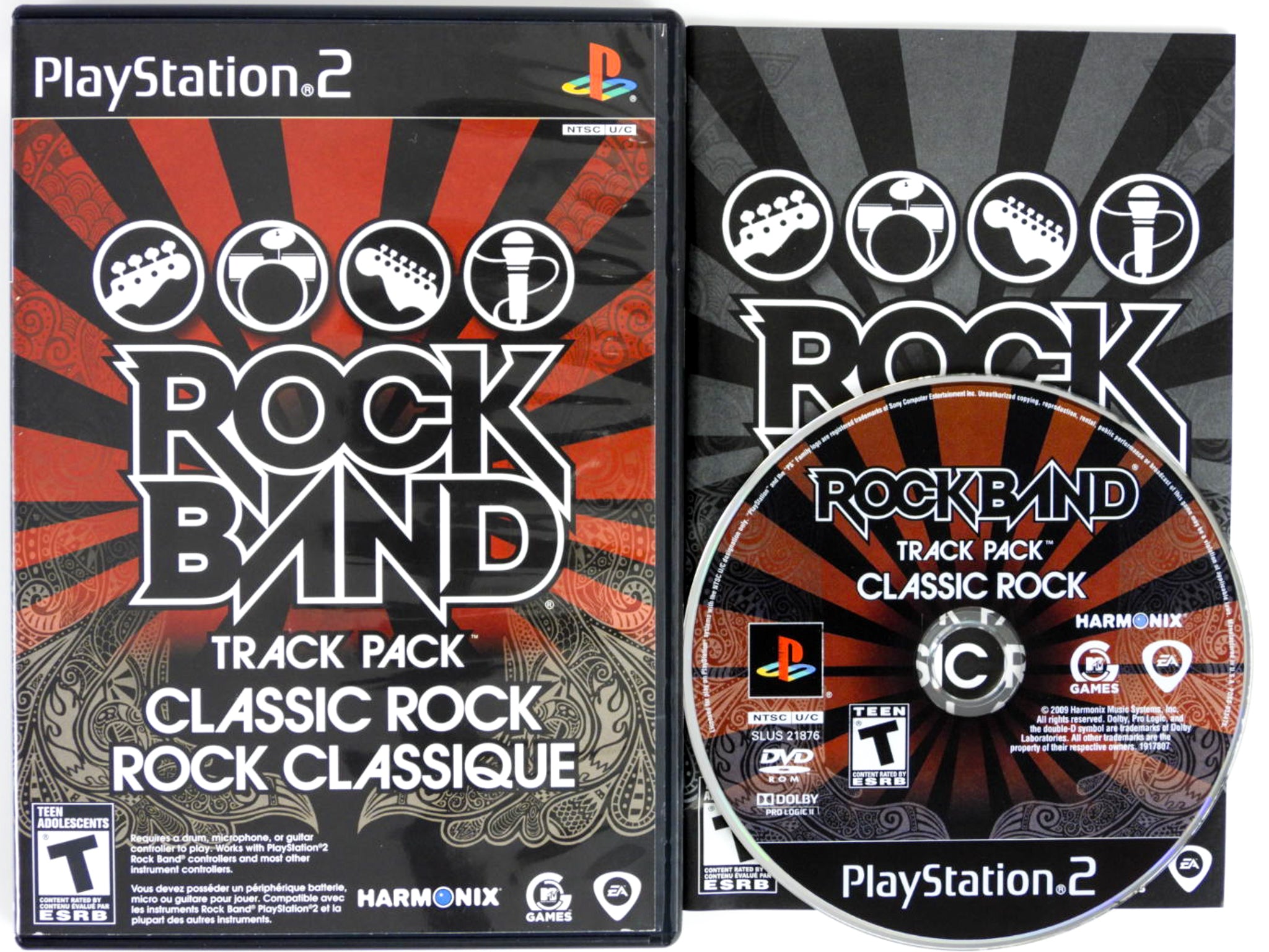 Rock Band Track Pack: Classic Rock (PlayStation 2 / PS2) – Retro MTL
