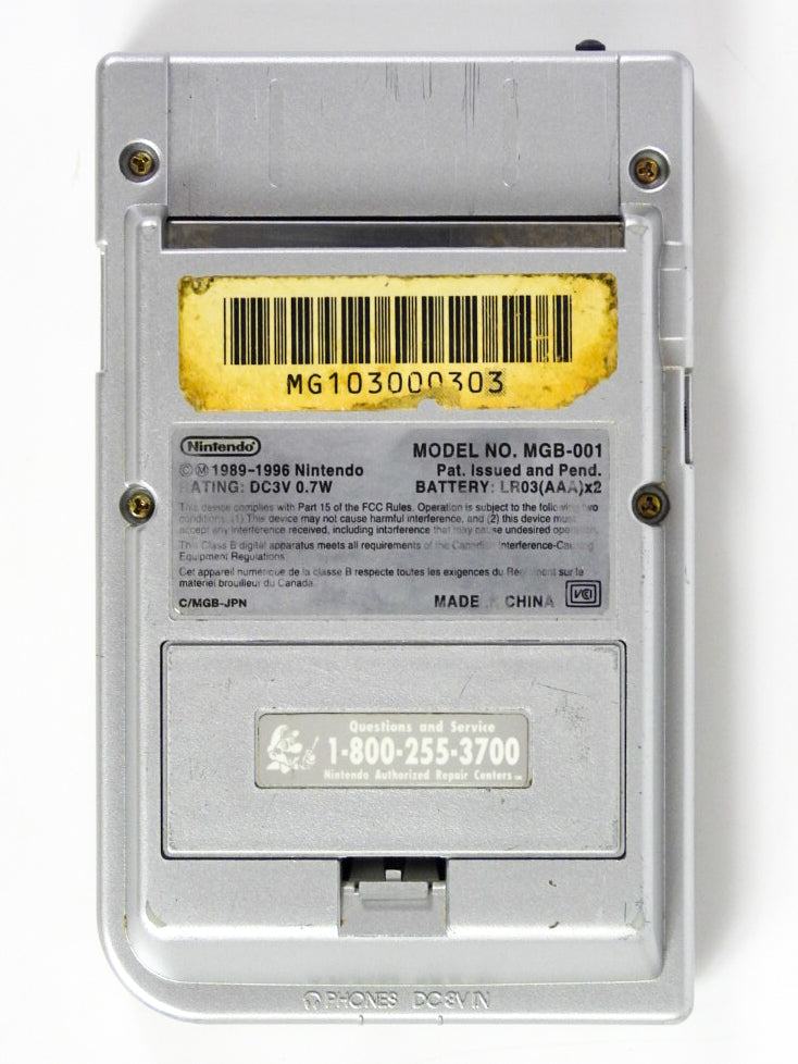 Nintendo Game Boy Pocket System Silver [Silver Bezel] – RetroMTL