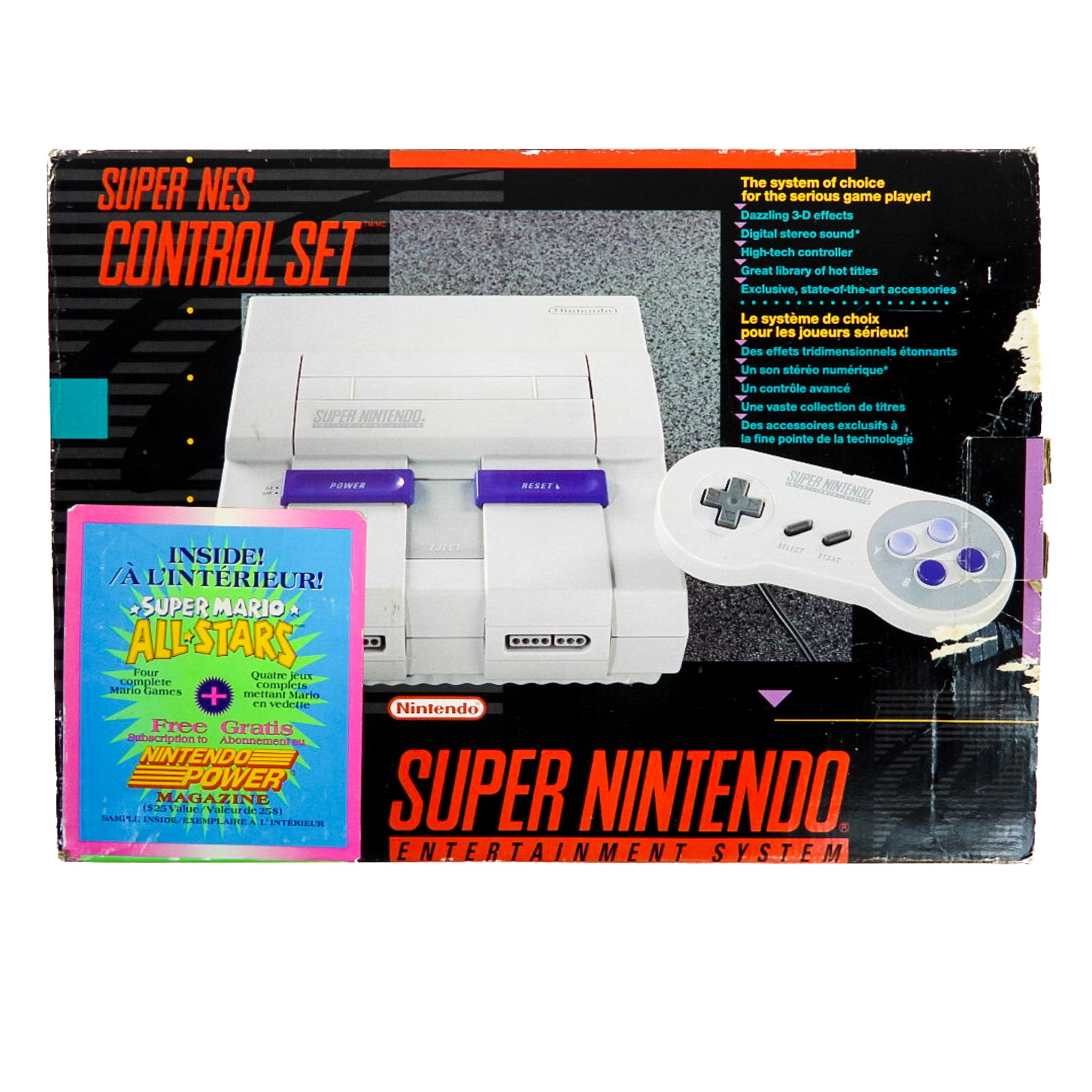 Super Nintendo Control Set System [Super Mario All-Stars] (SNES ...