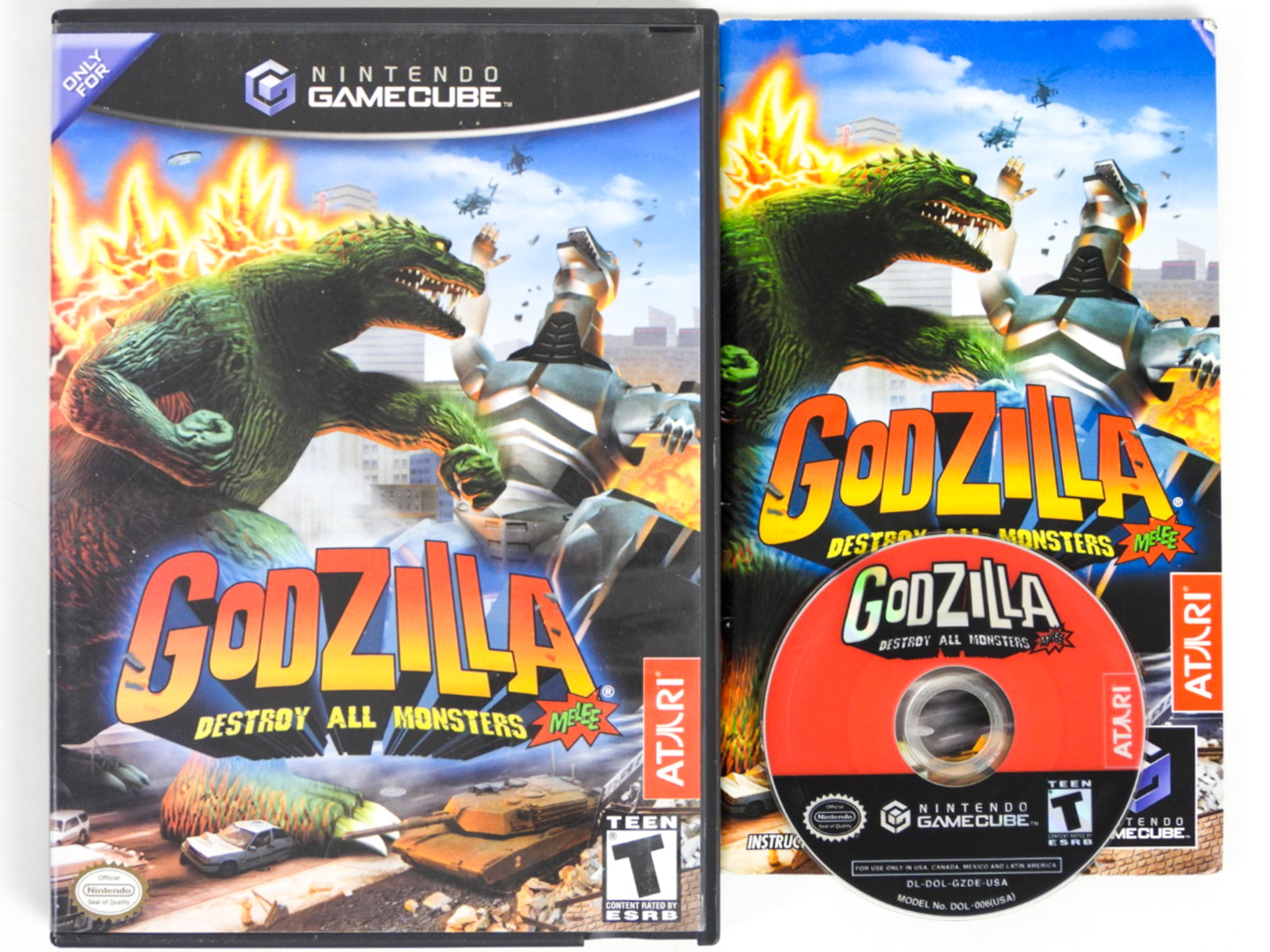 Godzilla: Destroy All Monsters Melee (Nintendo GameCube) – Retro MTL