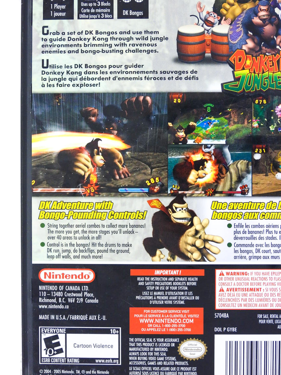 Donkey Kong Jungle Beat (Nintendo Gamecube) – Retro MTL