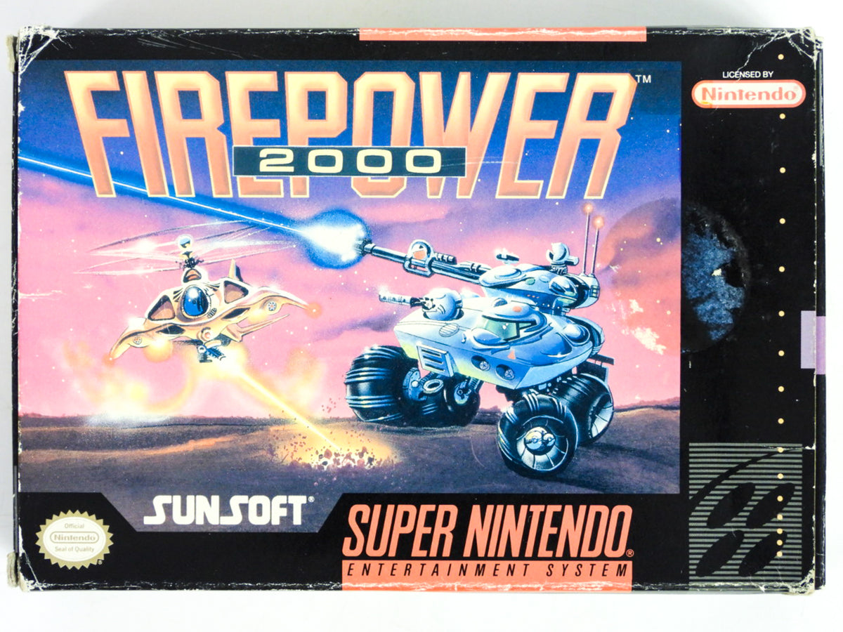 Firepower 2000 (Super Nintendo / SNES) – Retro MTL
