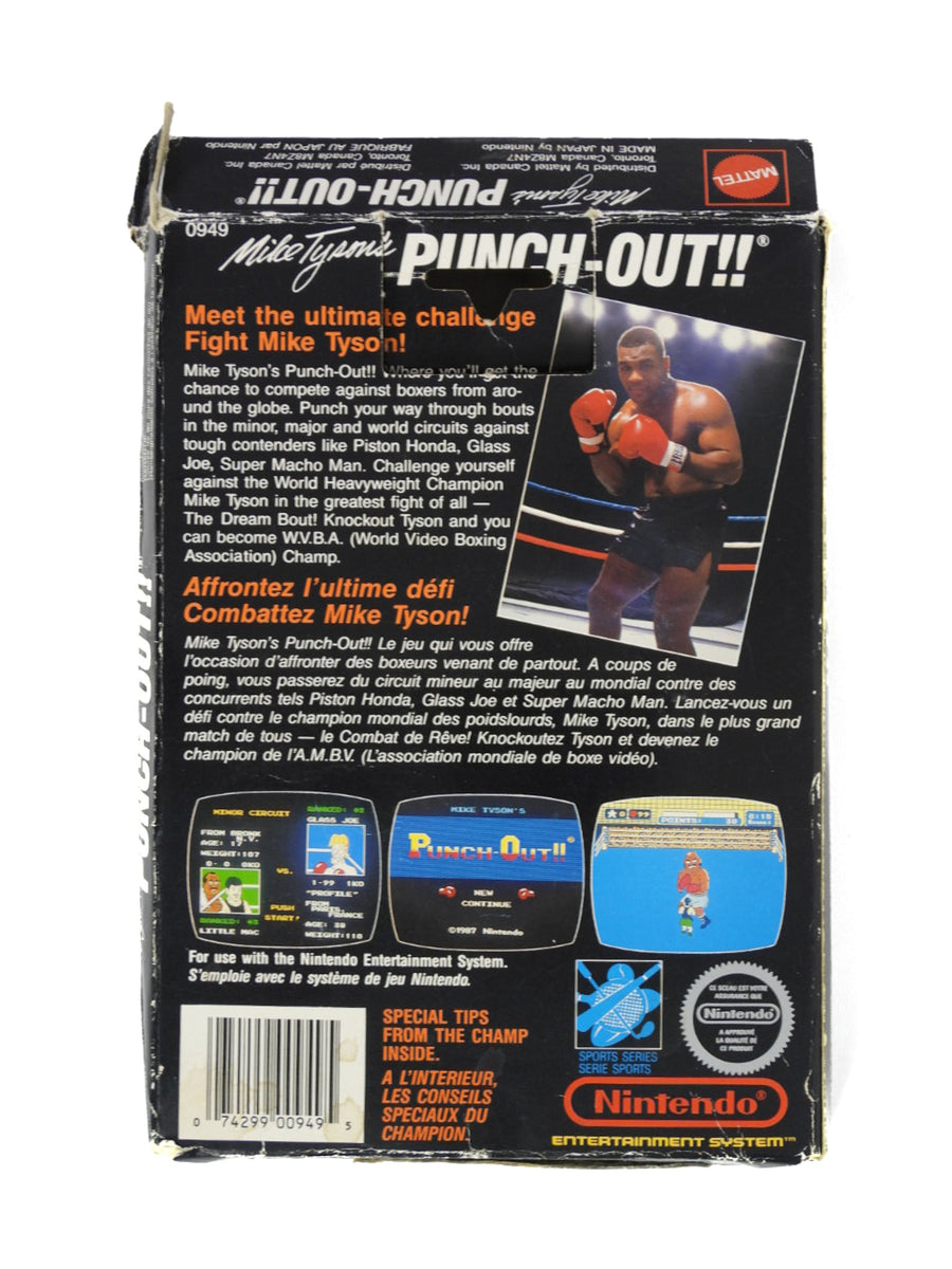 Mike Tyson's Punch-Out [Mattel] (Nintendo / NES) – Retro MTL