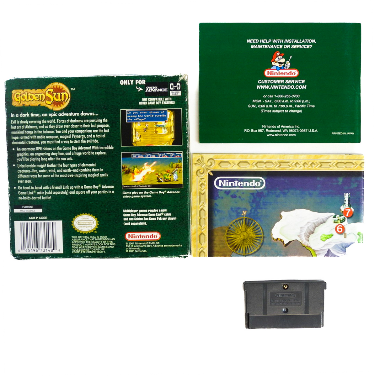 Golden Sun (Nintendo Game Boy Advance / GBA) – Retro MTL