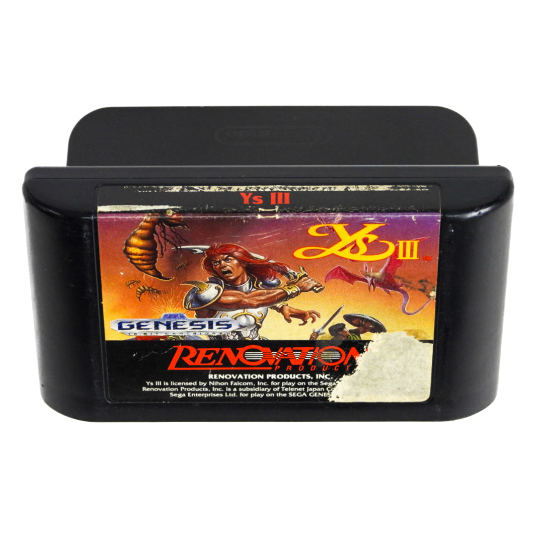 Ys III Wanderers from Ys (Sega Genesis) – Retro MTL