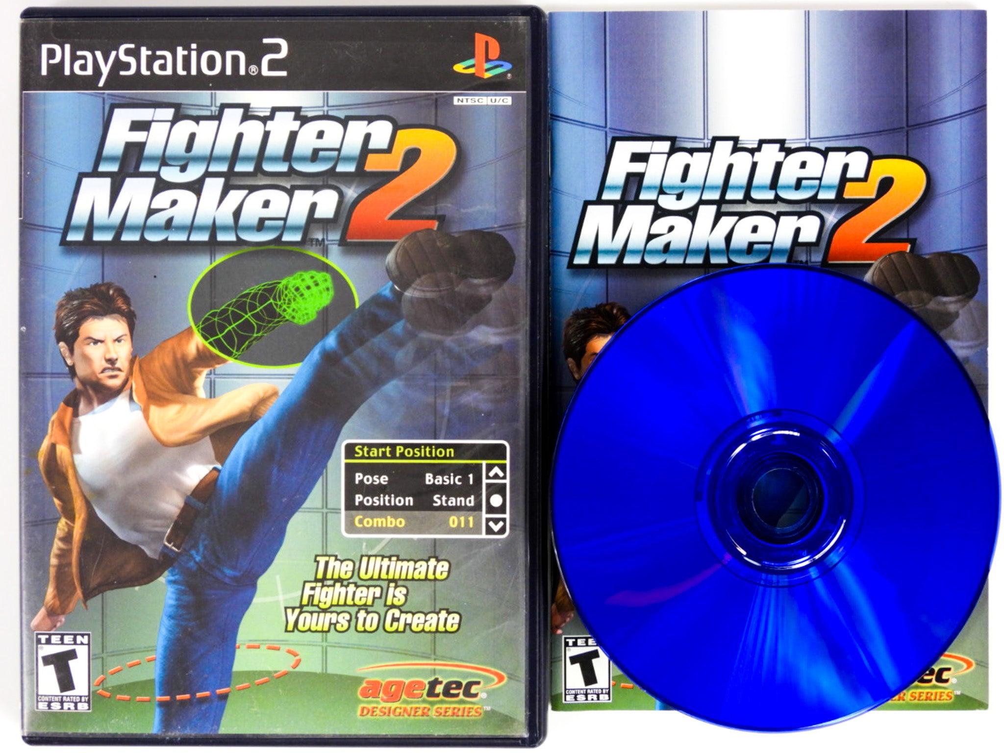 Fighter Maker 2 (PlayStation 2 / PS2) – Retro MTL
