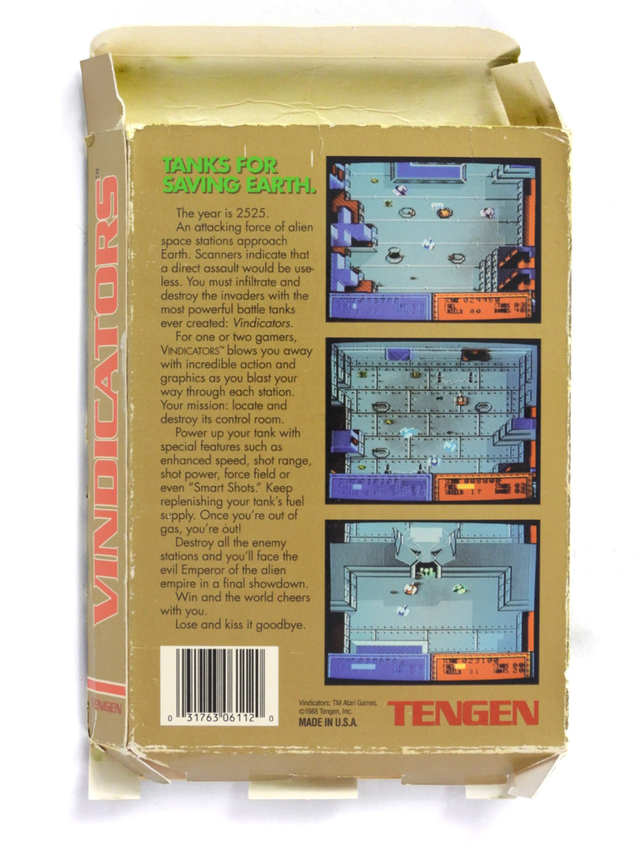 Vindicators [Tengen] [Box] (Nintendo / NES) – Retro MTL