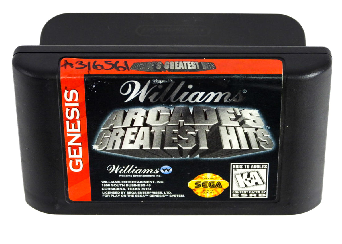 Williams Arcade's Greatest Hits (Sega Genesis) – Retro MTL