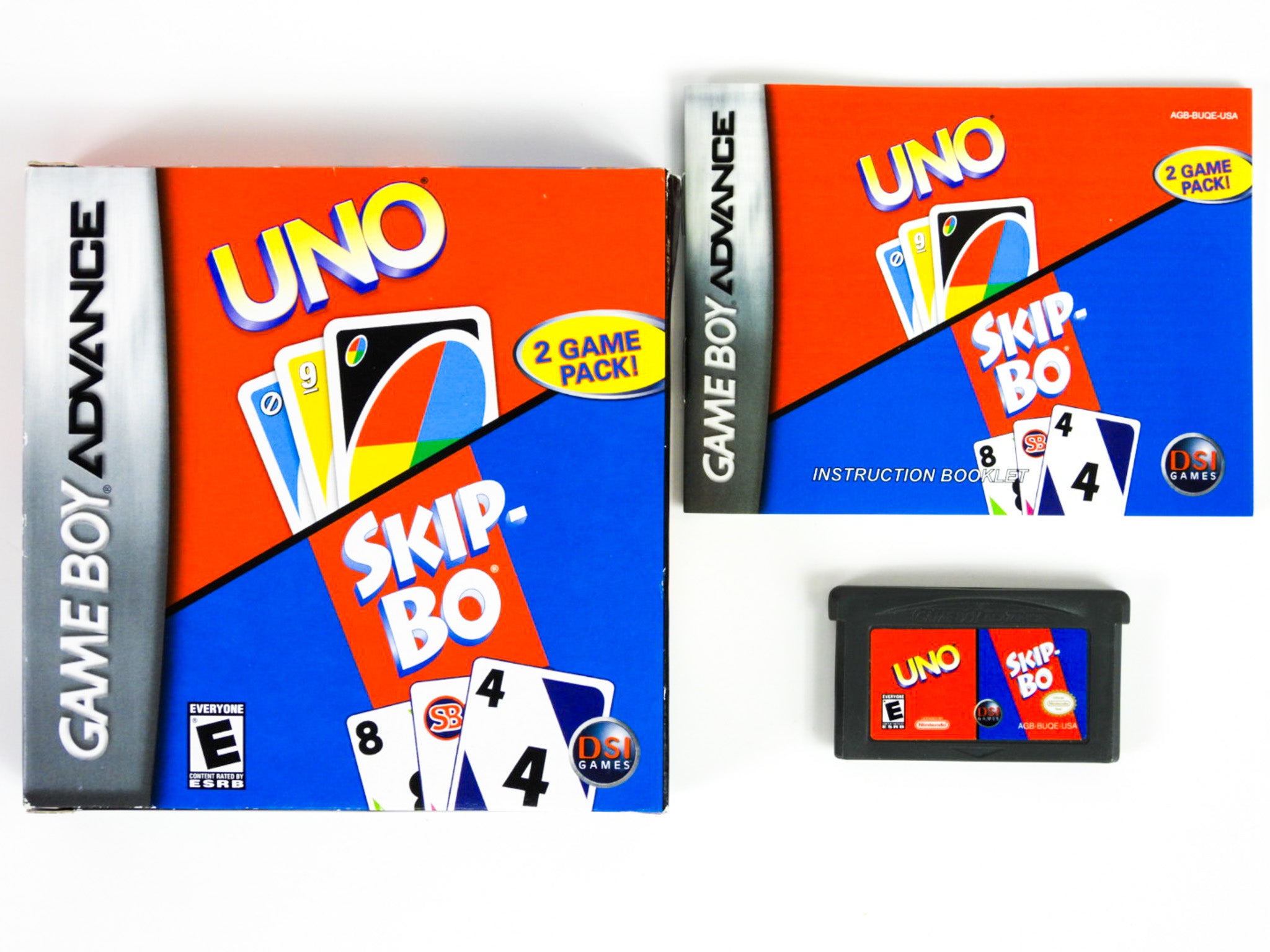 Uno and Skip-Bo (Nintendo Game Boy Advance / GBA) – Retro MTL