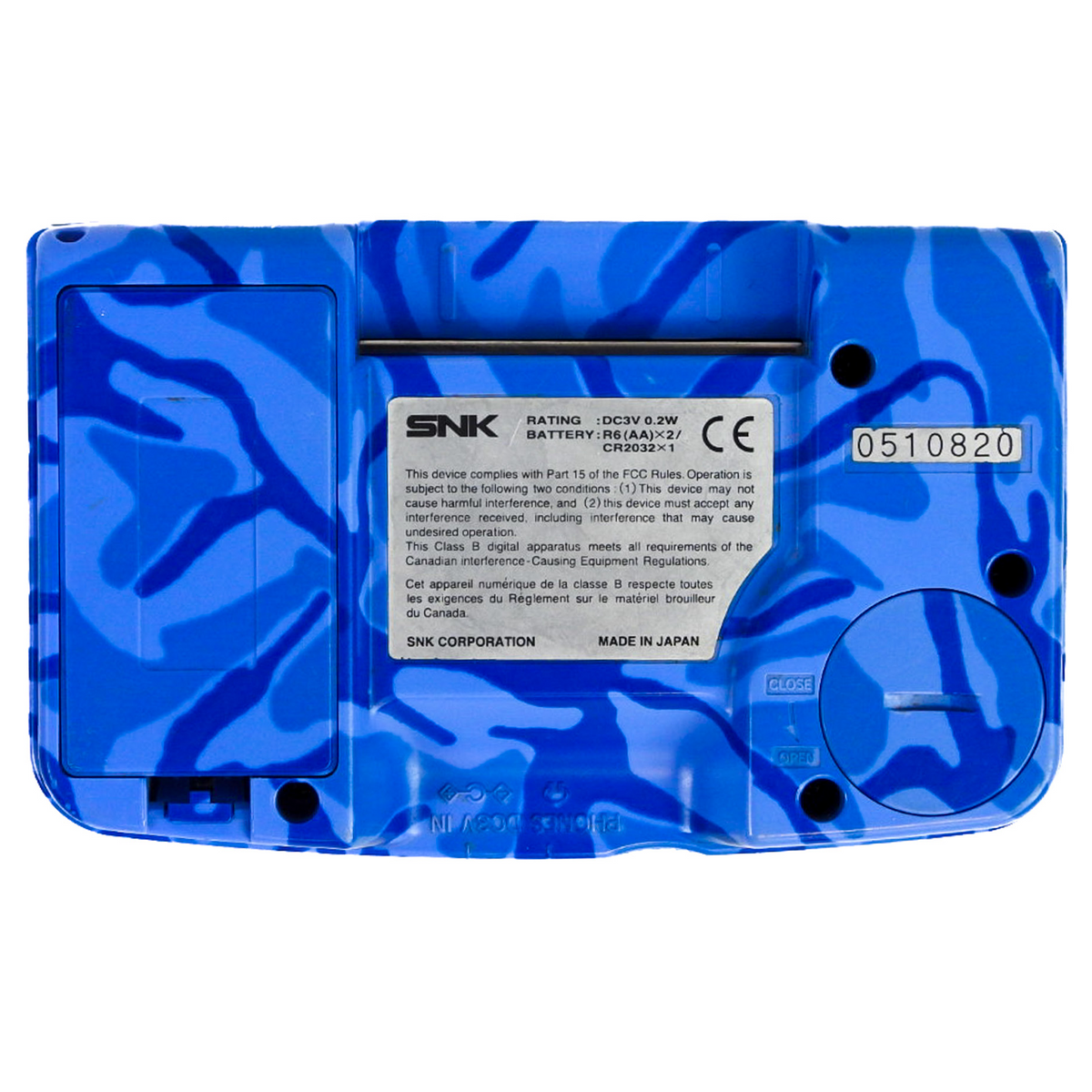 Neo Geo Pocket Color System Ocean Blue – RetroMTL