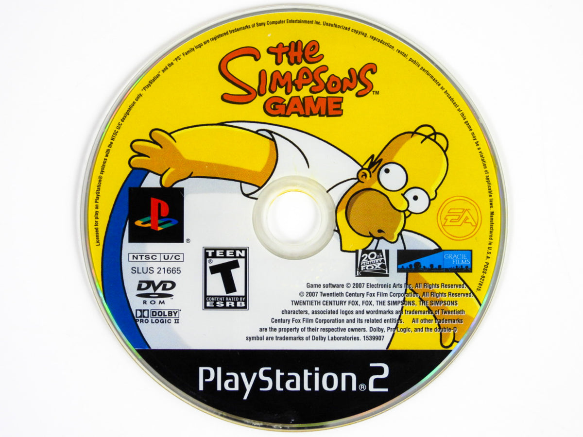 The Simpsons Game (Playstation 2 / PS2) – RetroMTL