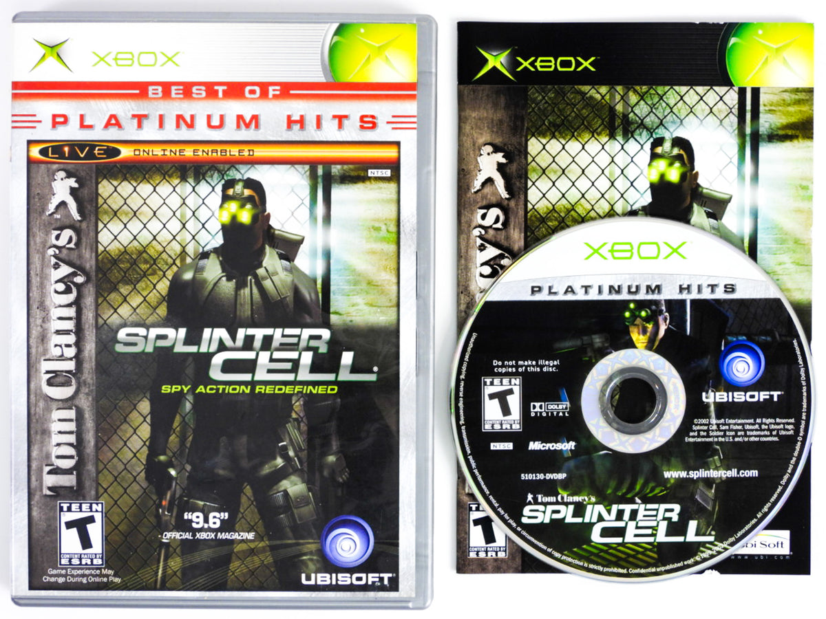 Splinter Cell [Best Of Platinum Hits] (Xbox) – RetroMTL