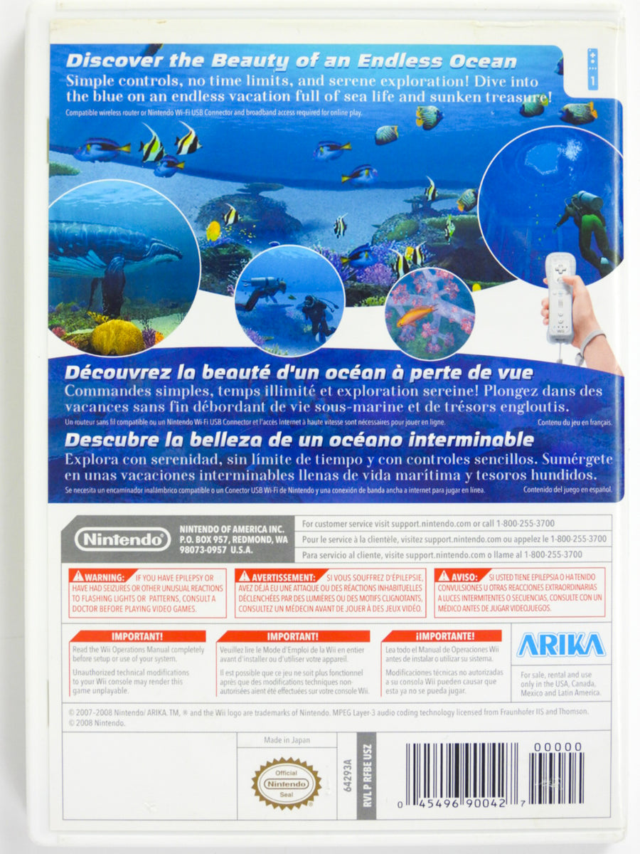 Endless Ocean (Nintendo Wii) – Retro MTL