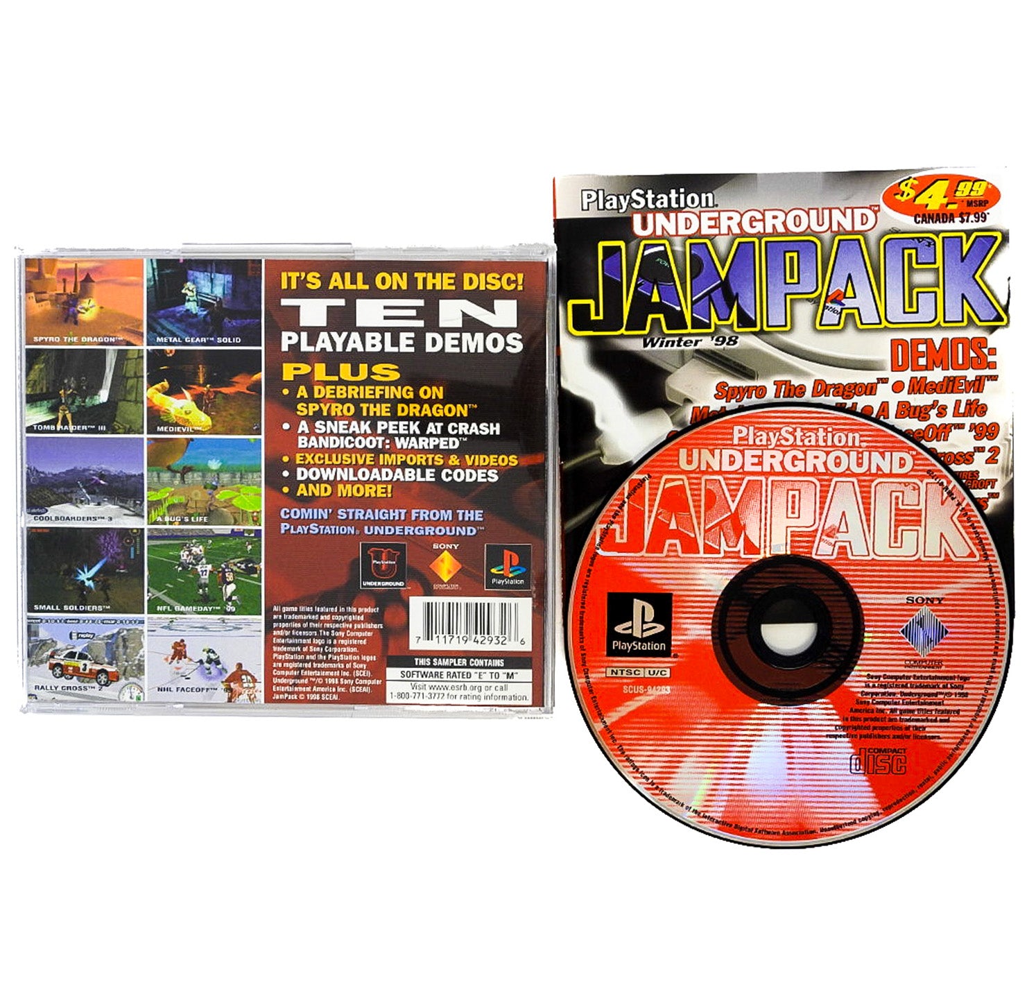 PlayStation Underground Jampack: Winter 98 (PlayStation / PS1) – Retro MTL