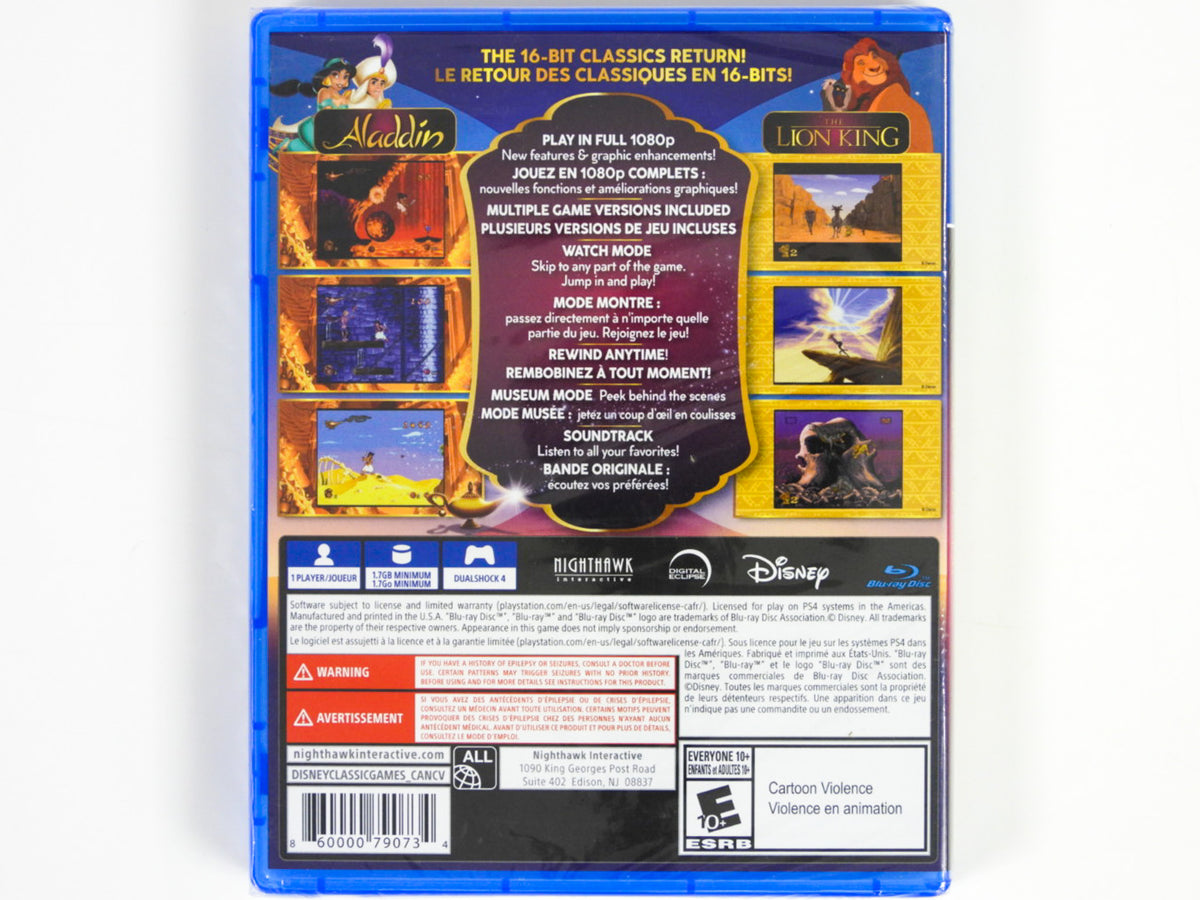Disney Classic Games: Aladdin And The Lion King (PlayStation 4 / PS4 ...