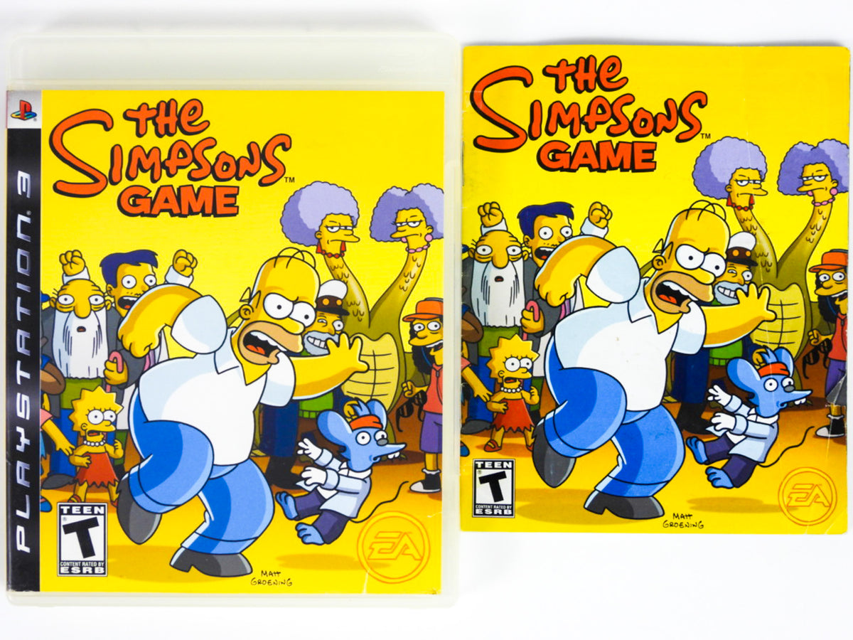 The Simpsons Game (PlayStation 3 / PS3) – Retro MTL