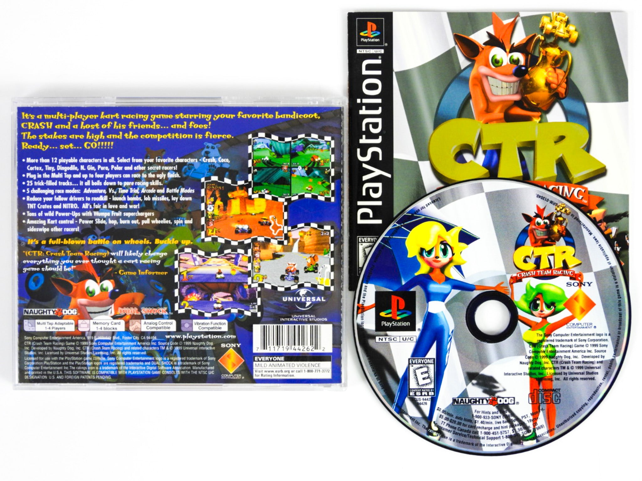 CTR Crash Team Racing (PlayStation / PS1) – Retro MTL
