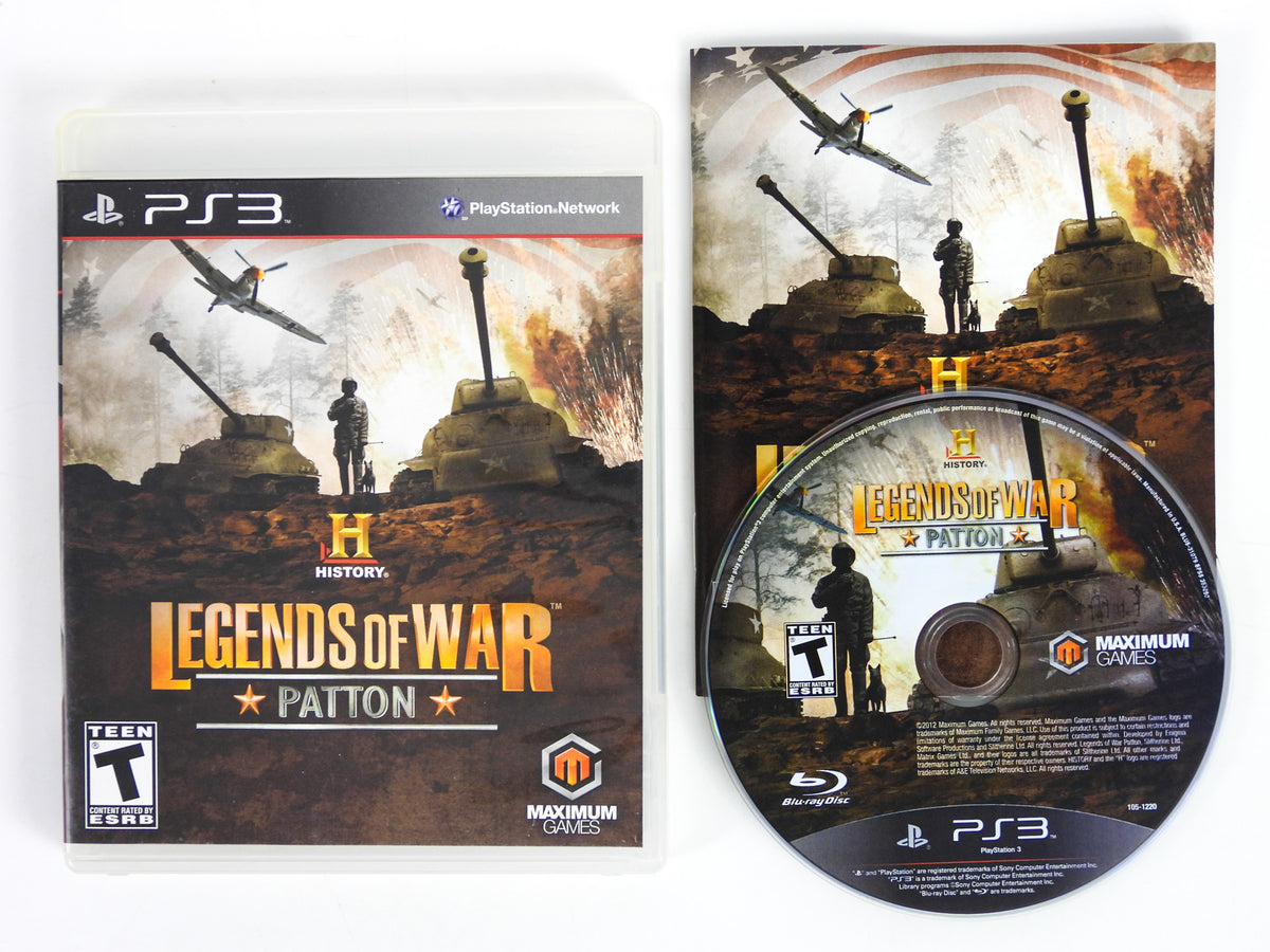 History Legends Of War: Patton (Playstation 3 / PS3) – RetroMTL