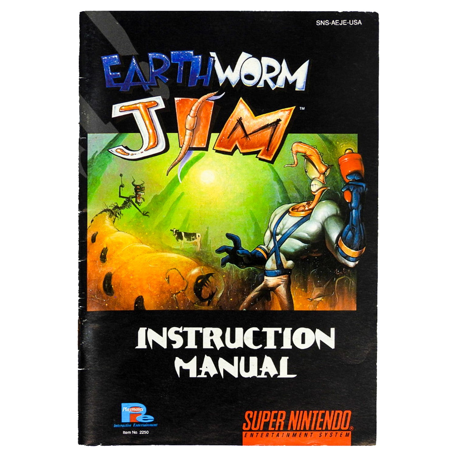 Earthworm Jim [Manual] (Super Nintendo / SNES) – Retro MTL