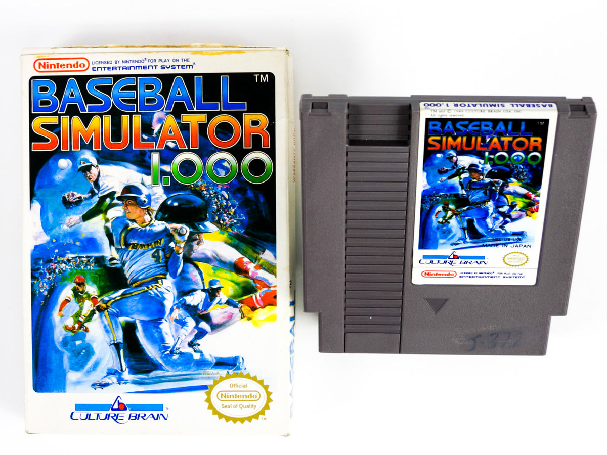 Baseball Simulator 1.000 (Nintendo / NES) – Retro MTL