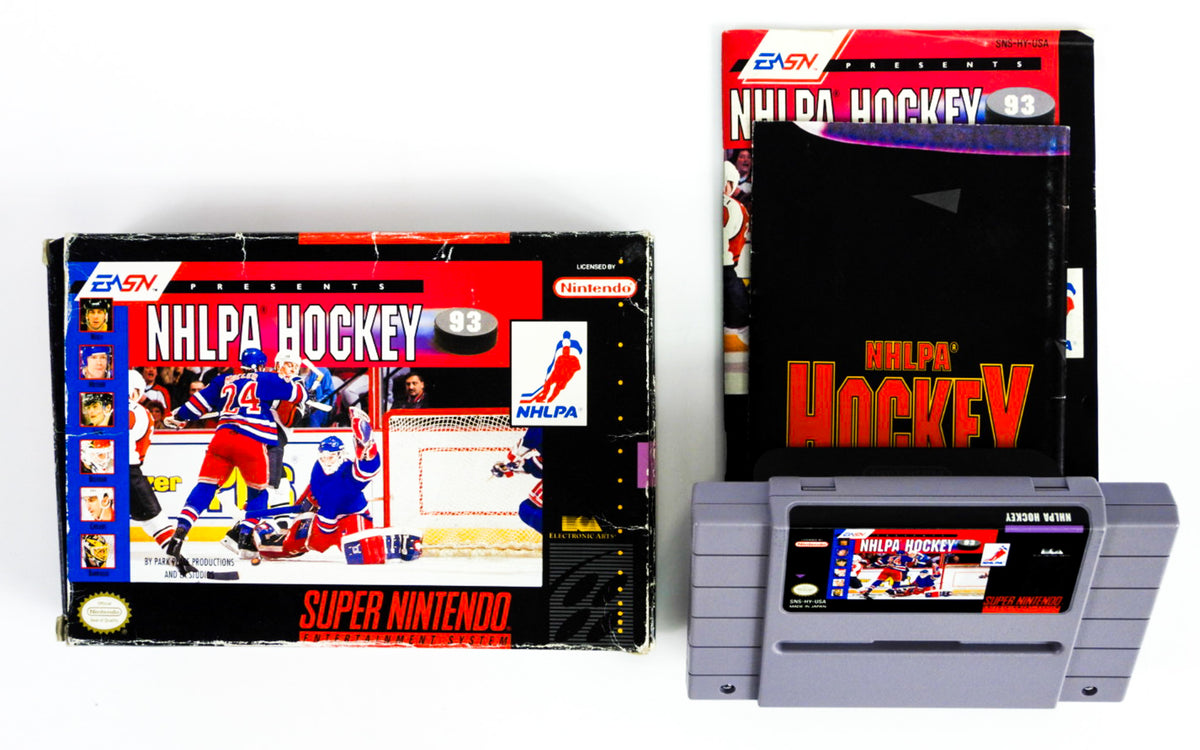 NHLPA Hockey '93 (Super Nintendo / SNES) – RetroMTL
