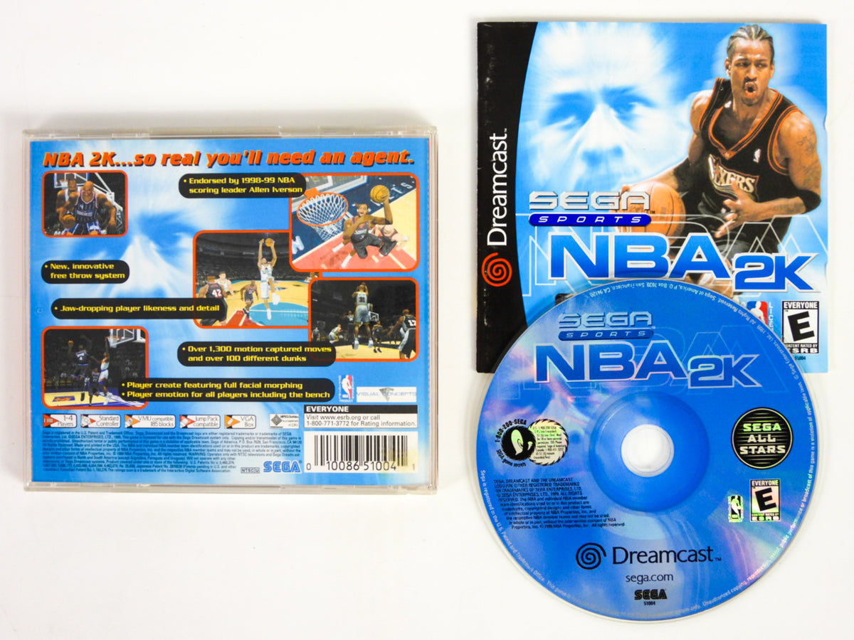 NBA 2K [Sega All Stars] (Sega Dreamcast) – Retro MTL
