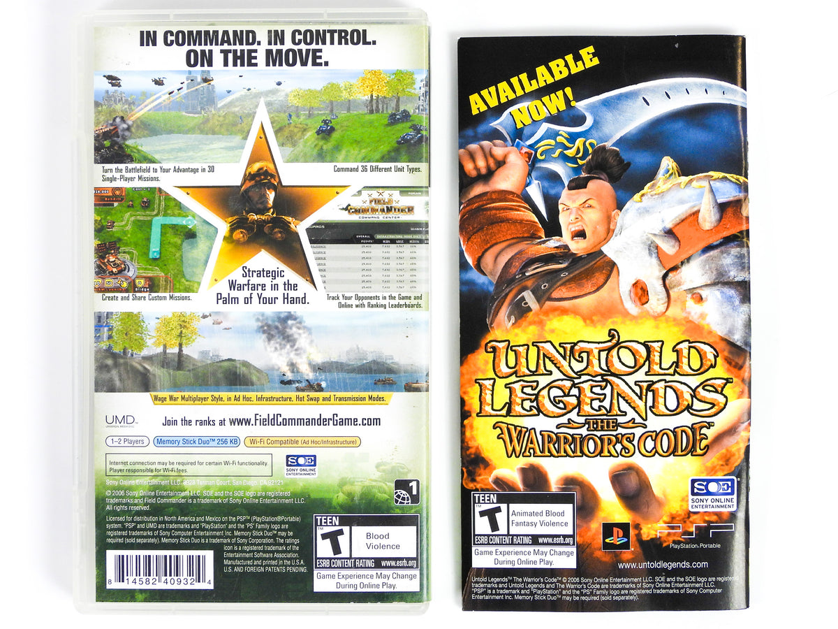 Field Commander (Playstation Portable / PSP) – RetroMTL