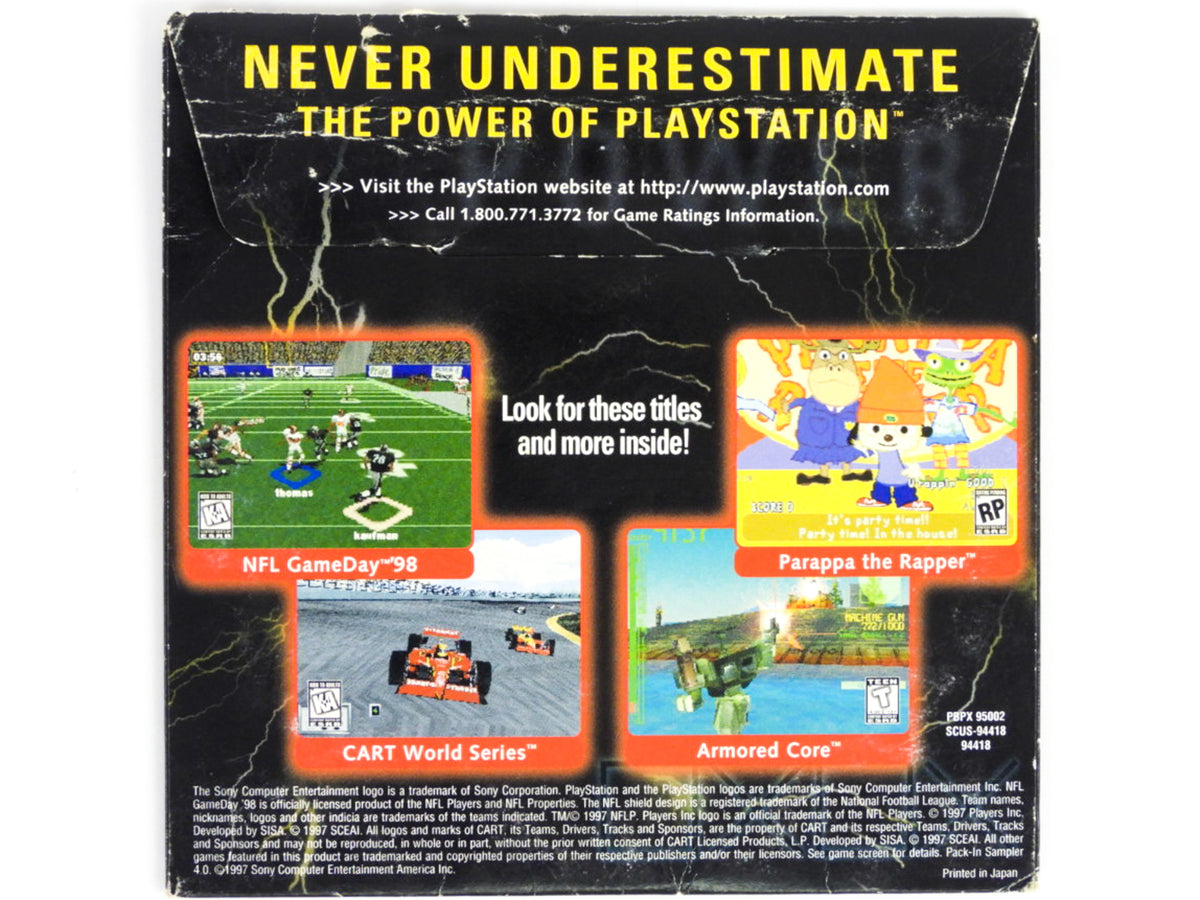 Interactive CD Sampler Disc Volume 4 (PlayStation / PS1) – Retro MTL