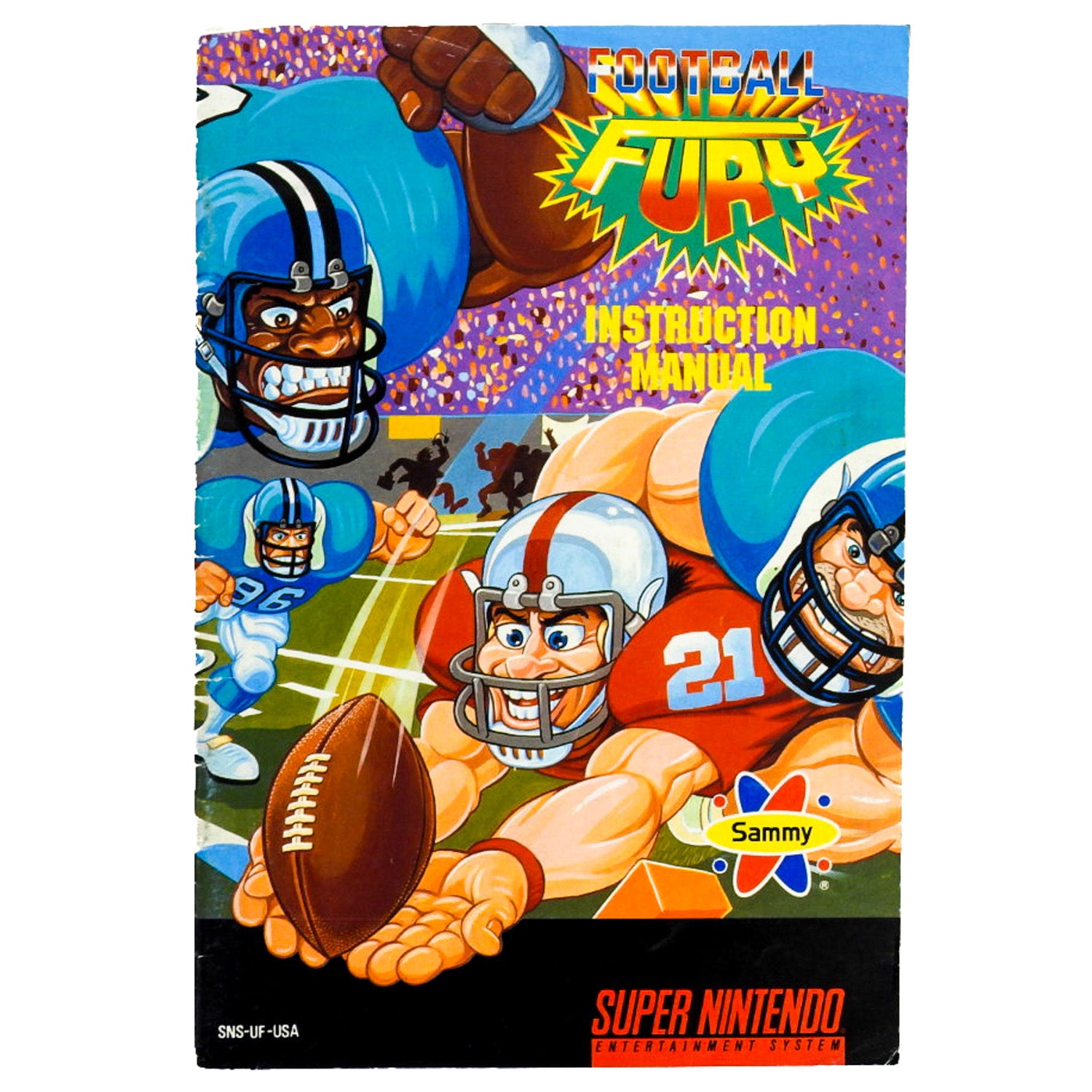 Football Fury [Manual] (Super Nintendo / SNES) – Retro MTL