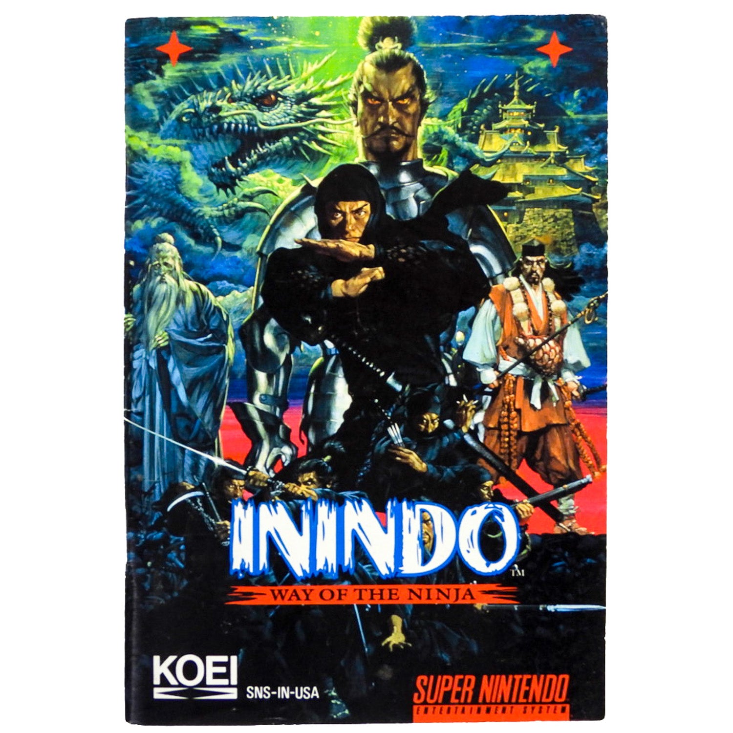Inindo [Manual] (Super Nintendo / SNES) – Retro MTL
