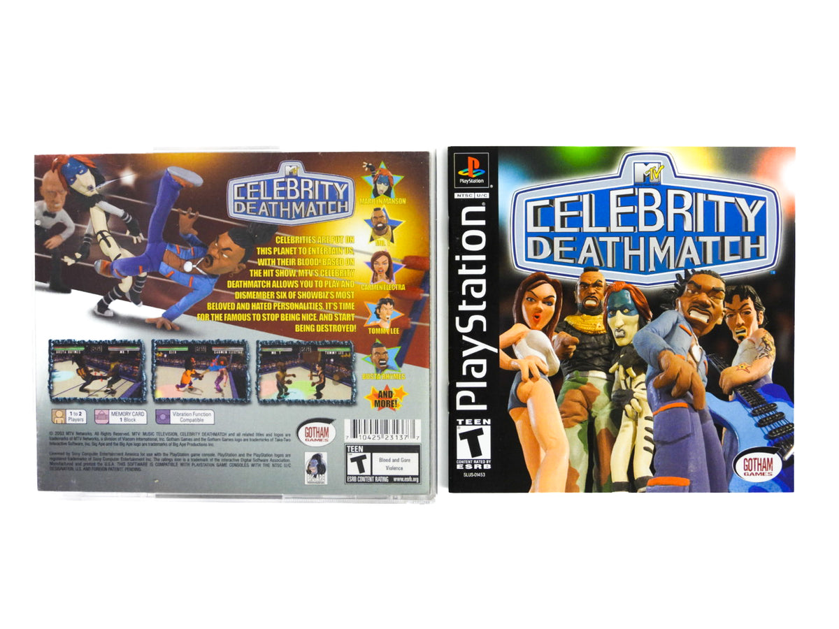 MTV Celebrity Deathmatch (Playstation / PS1) – RetroMTL